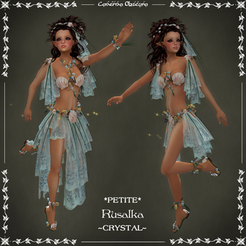 Second Life Marketplace - *PETITE* Rusalka Outfit ~CRYSTAL~ by Caverna Obscura